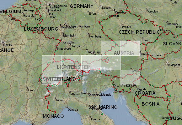 Download Alps topographic maps - mapstor.com