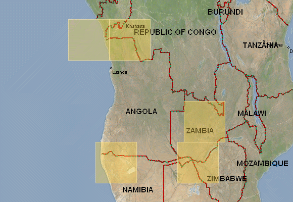 Download Angola topographic maps - mapstor.com