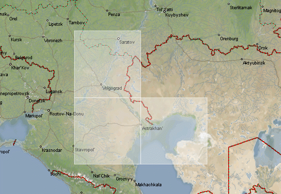 Download Astrakhan oblast topographic maps - mapstor.com