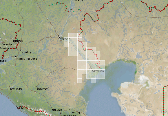 Download Astrakhan oblast topographic maps - mapstor.com