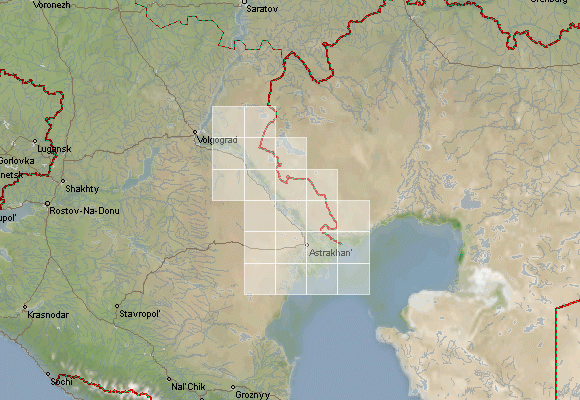 Astrakhan City Map