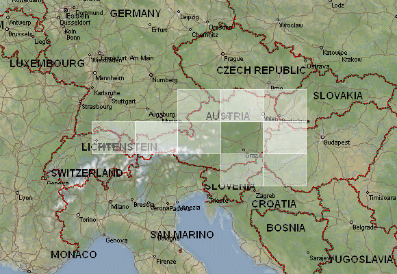 Download Austria topographic maps - mapstor.com