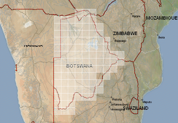 Download Botswana topographic maps - mapstor.com