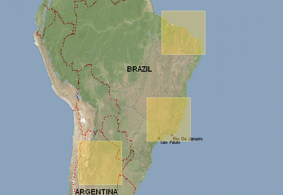 Download Brazil topographic maps - mapstor.com