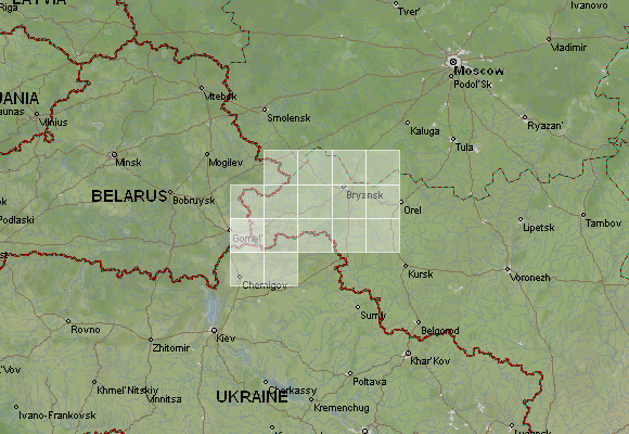 Download Bryansk oblast topographic maps - mapstor.com
