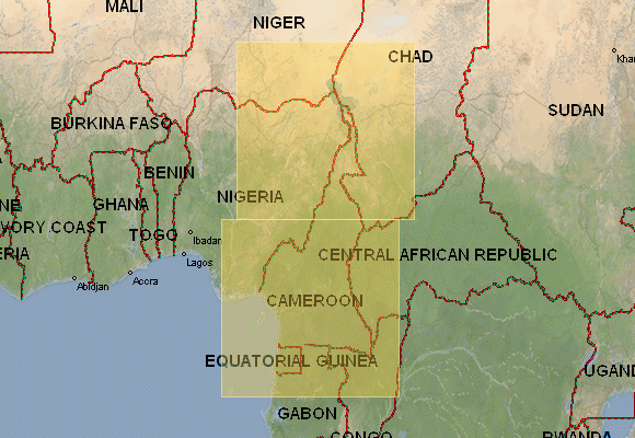 Download Cameroon topographic maps - mapstor.com