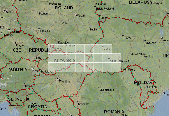 Download Carpathian topographic maps - mapstor.com