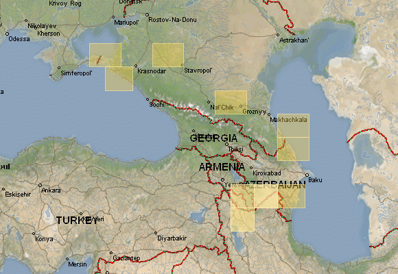 Download Caucasus topographic maps - mapstor.com