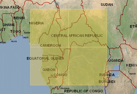 Download Central African Republic topographic maps - mapstor.com