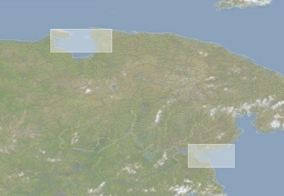 Download Chukotka area topographic maps - mapstor.com