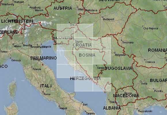 Download Croatia topographic maps - mapstor.com