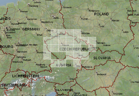 Download Czech Republic topographic maps - mapstor.com