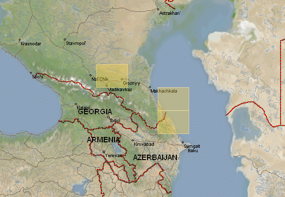 Download Dagestan topographic maps - mapstor.com