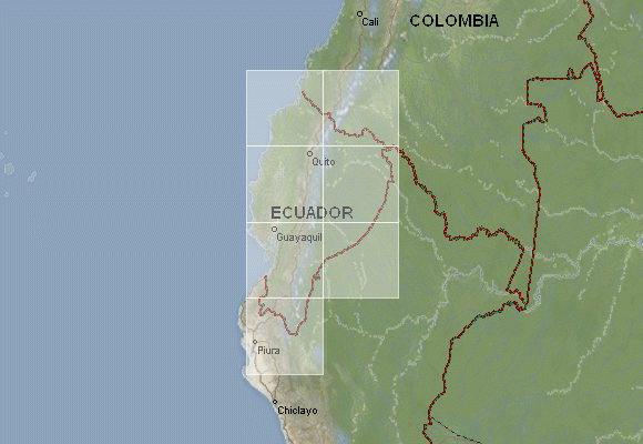 Download Ecuador topographic maps - mapstor.com