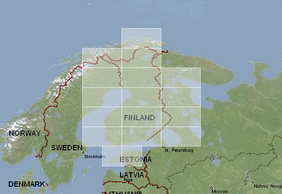 Download Finland topographic maps - mapstor.com