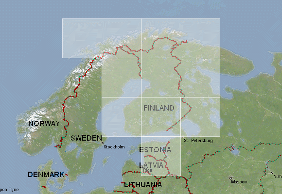 Download Finland topographic maps - mapstor.com