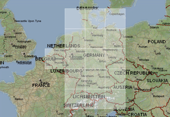 Download Germany topographic maps - mapstor.com