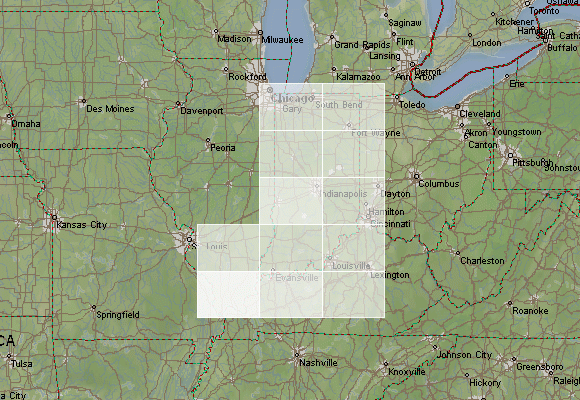 USGS topo maps of Indiana for download - mapstor.com