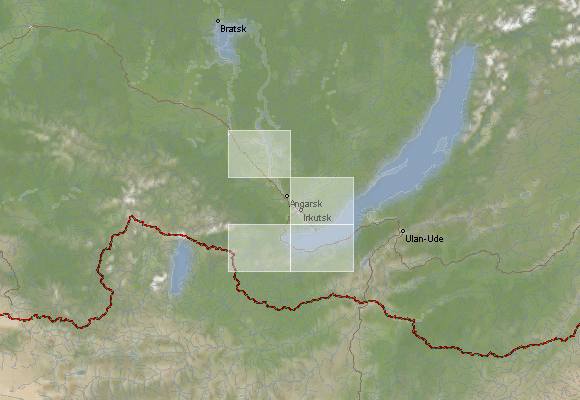Download Irkutsk oblast topographic maps - mapstor.com