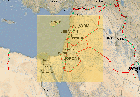 Download Jordan topographic maps - mapstor.com