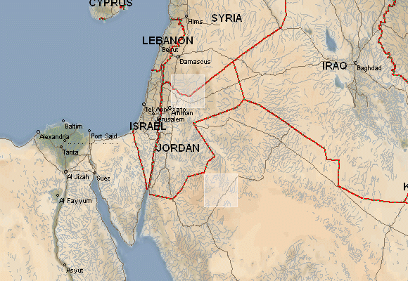 Download Jordan topographic maps - mapstor.com