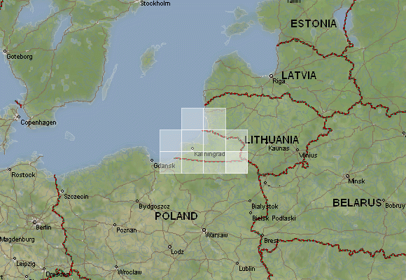 Download Kaliningrad oblast topographic maps - mapstor.com