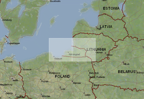 Download Kaliningrad oblast topographic maps - mapstor.com