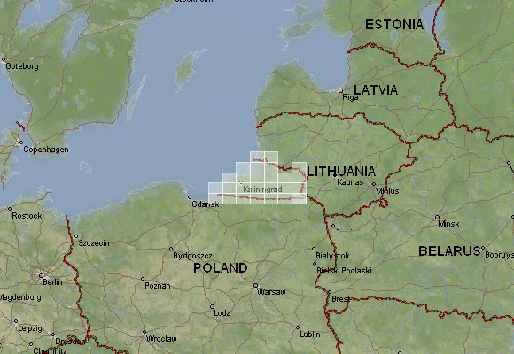 Download Kaliningrad oblast topographic maps - mapstor.com