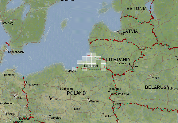 Download Kaliningrad oblast topographic maps - mapstor.com