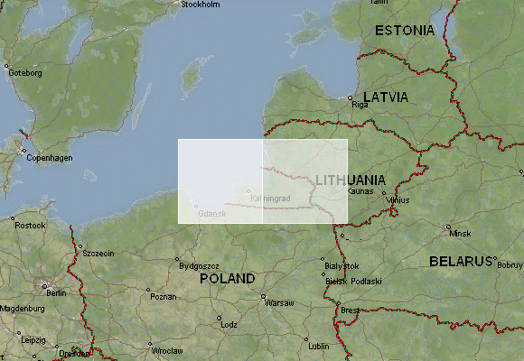 Download Kaliningrad oblast topographic maps - mapstor.com
