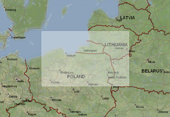 Download Kaliningrad oblast topographic maps - mapstor.com