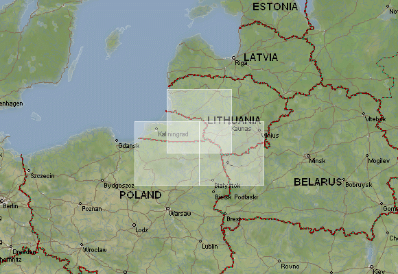 Download Kaliningrad oblast topographic maps - mapstor.com