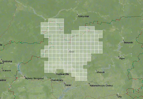 Download Kirov oblast topographic maps - mapstor.com
