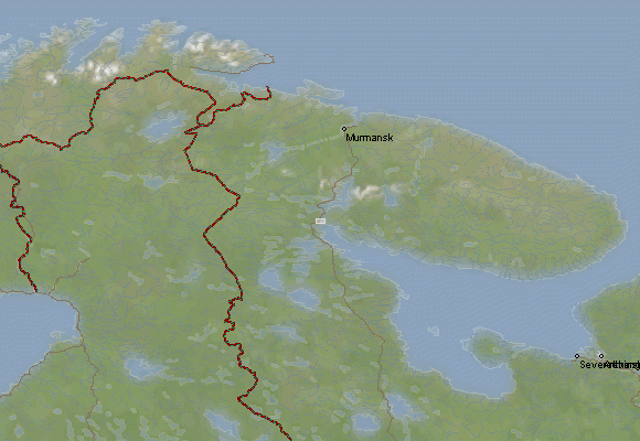Kola Peninsula Map