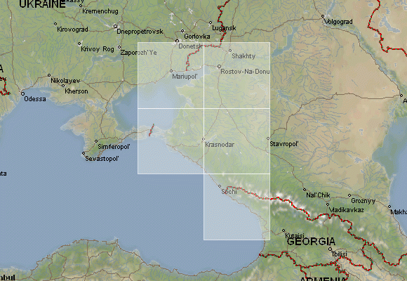 Download Krasnodar krai topographic maps - mapstor.com