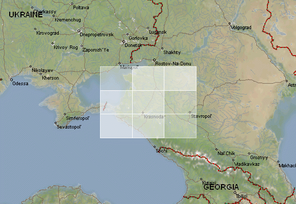 Download Krasnodar krai topographic maps - mapstor.com