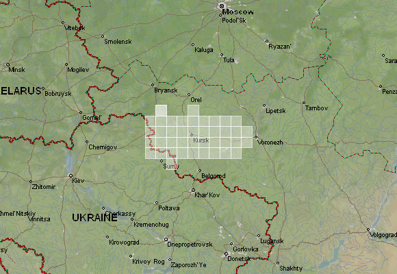 Kursk Oblast Map