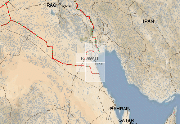 Download Kuwait topographic maps - mapstor.com