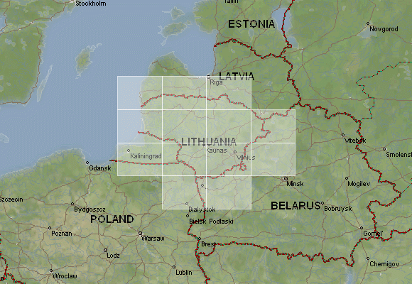 Download Lithuania topographic maps - mapstor.com