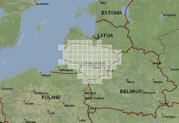 Download Lithuania topographic maps - mapstor.com