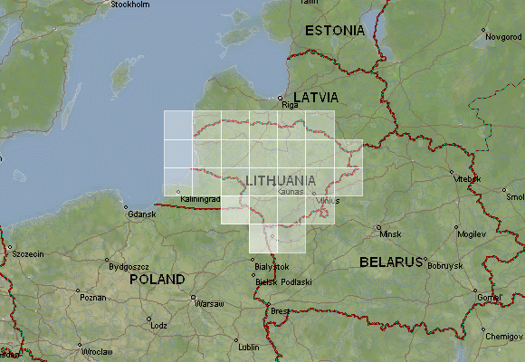 Download Lithuania topographic maps - mapstor.com
