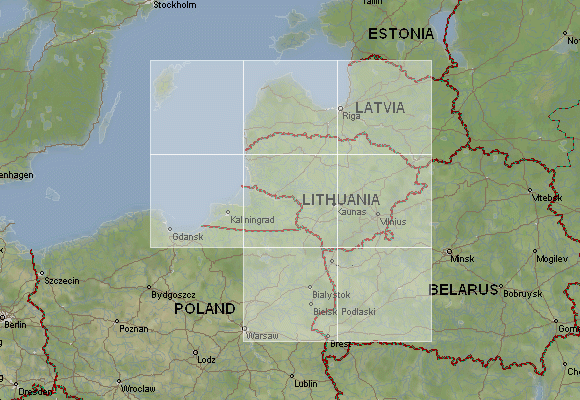 Download Lithuania topographic maps - mapstor.com