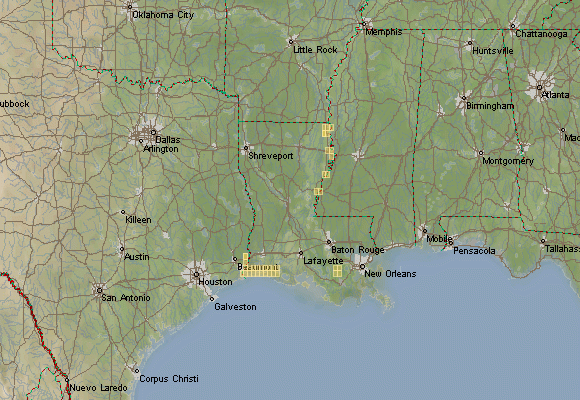 USGS topo maps of Louisiana for download - mapstor.com