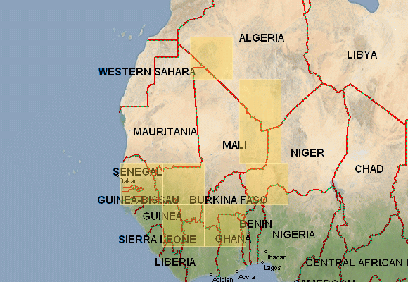 Download Mali topographic maps - mapstor.com