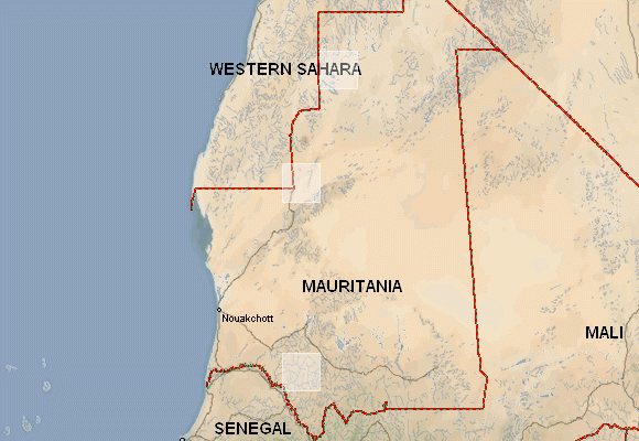 Download Mauritania topographic maps - mapstor.com