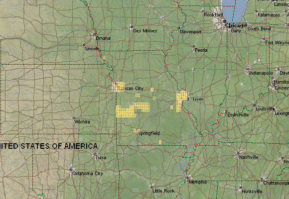 USGS topo maps of Missouri for download - mapstor.com