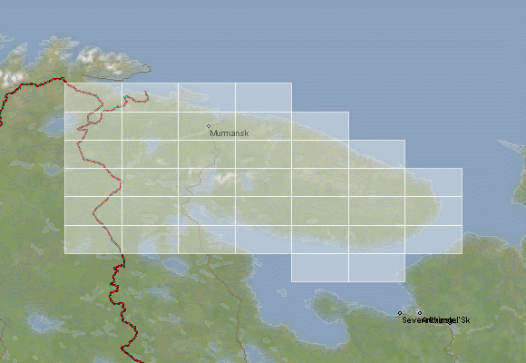 Download Murmansk oblast topographic maps - mapstor.com