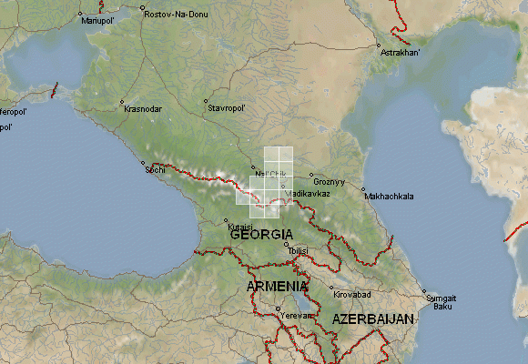 Download North Ossetia-Alania topographic maps - mapstor.com