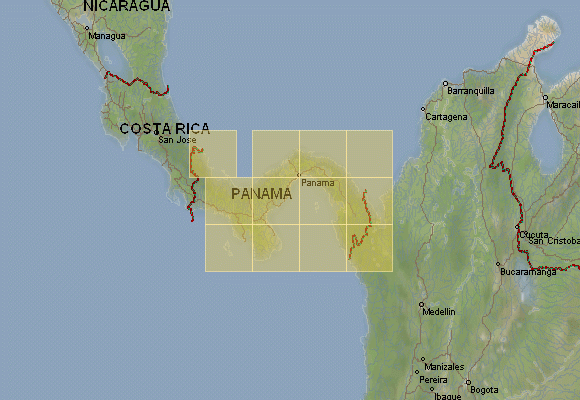 Download Panama topographic maps - mapstor.com