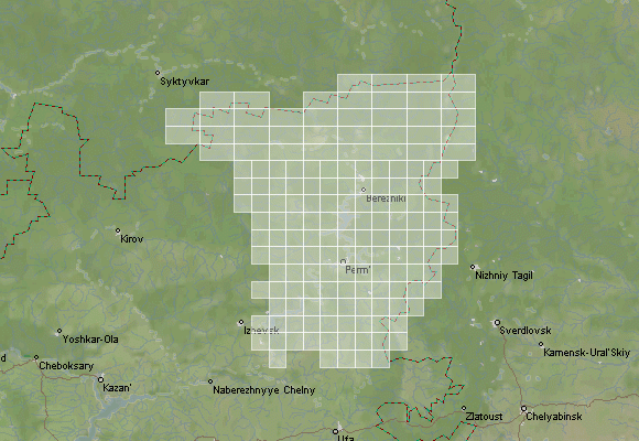 Download Perm krai topographic maps - mapstor.com